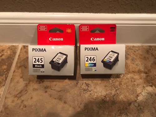 Canon PG-245 Black CL-246 Color Ink Cartridge Value Pack for PIXMA ...