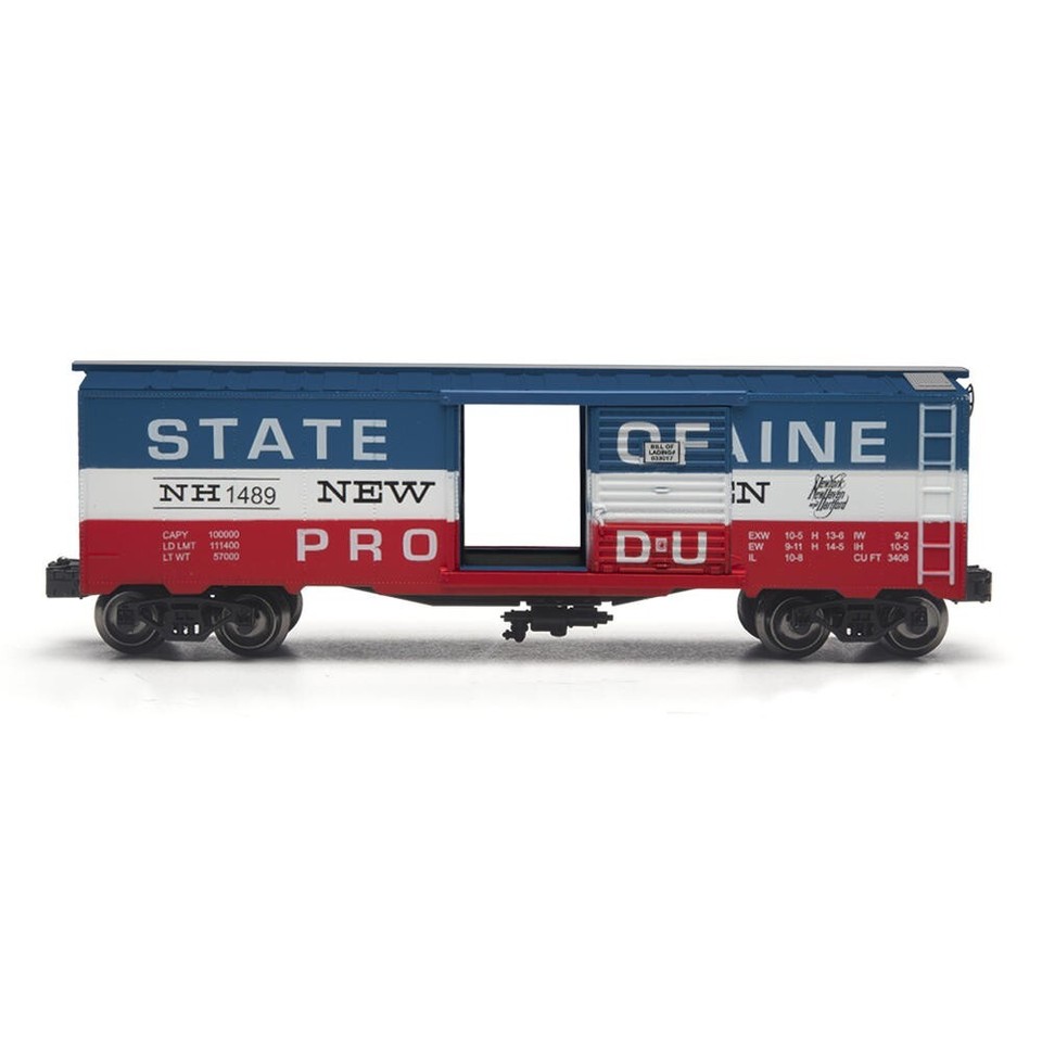 O Gauge Box Car - NEW HAVEN - STATE OF MAINE - New Item - Never Ran | eBay
