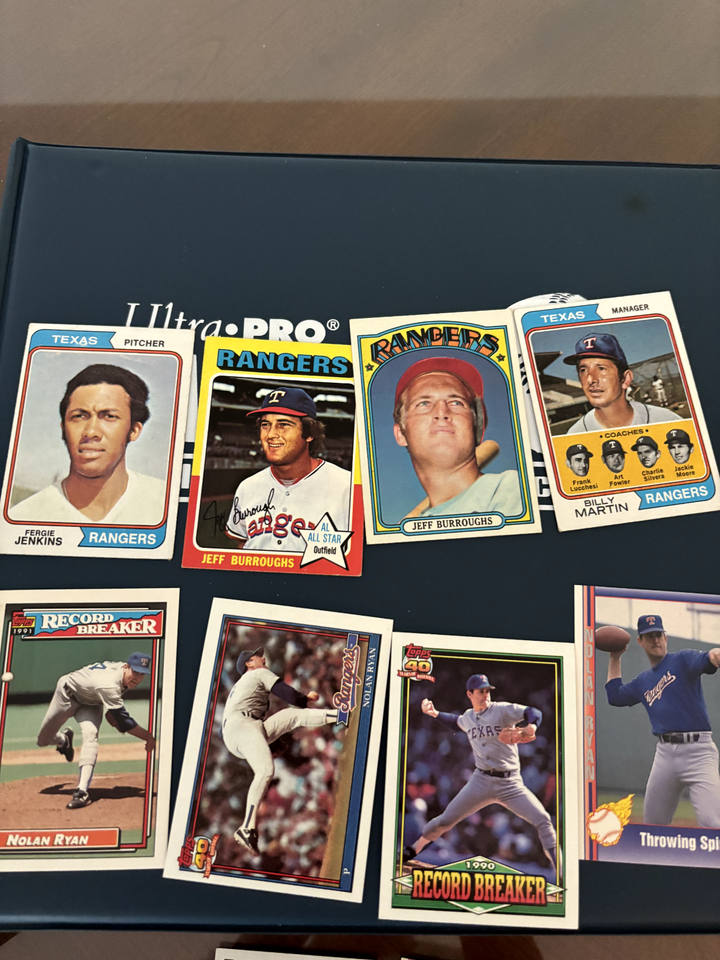 1200 Topps Texas Rangers Cards (1972-2023) PLUS 110 card Donruss Nolan ...