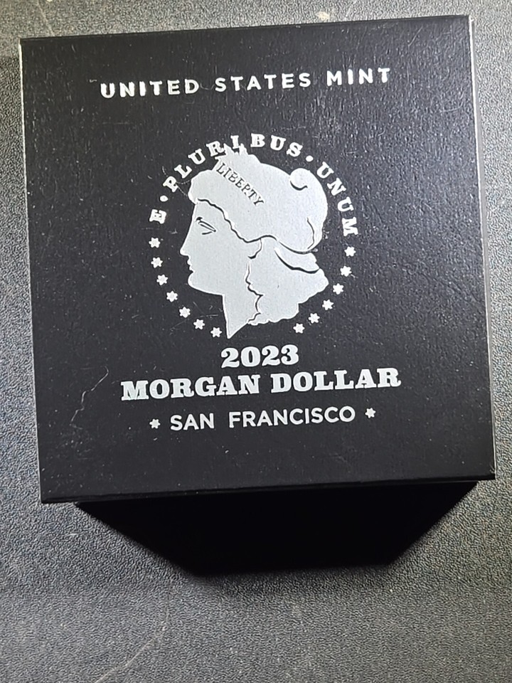 2023-S U.S. Morgan silver dollar PROOF - Original packaging and COA | eBay