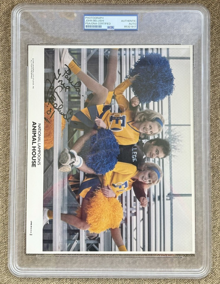 John Belushi Signed Autographed Animal House Promo Photo PSA/DNA ...