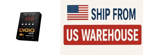 BBQ Guru DigiQ Black Controller – No Fan Version with 6‑Foot ...