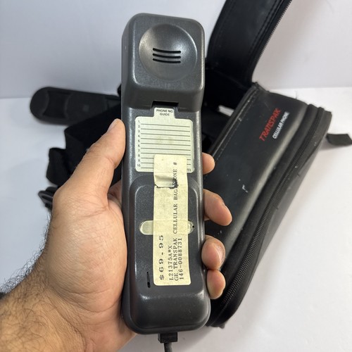 GE TransPak Cellular Mobile Brick Bag Phone CarFone 5000 UNTESTED | eBay