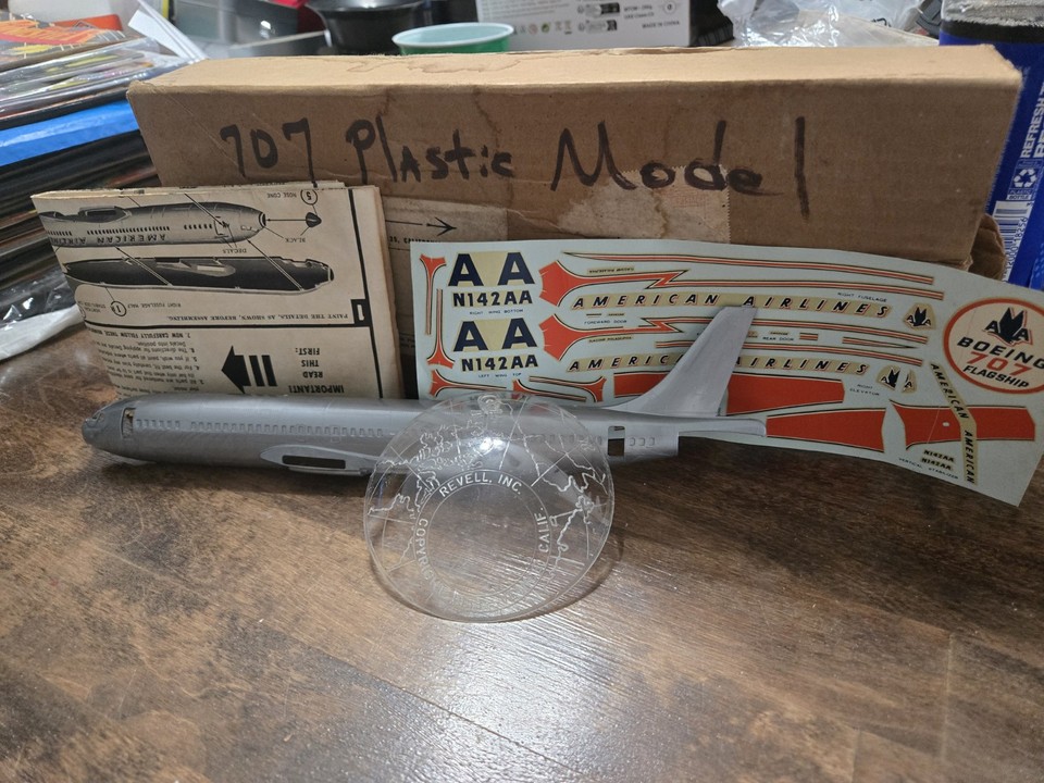 RARE PROMO Skyway Models Mail In American Airlines Model Kit 1963 HS ...