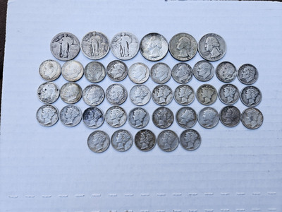 90% Silver $5 Face Value Scrap Junk Silver Lot | eBay