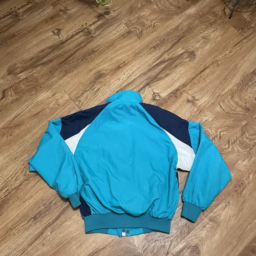 Union Pacific Rail Road Turquoise Bomber Jacket Mens Size Small Lined ...