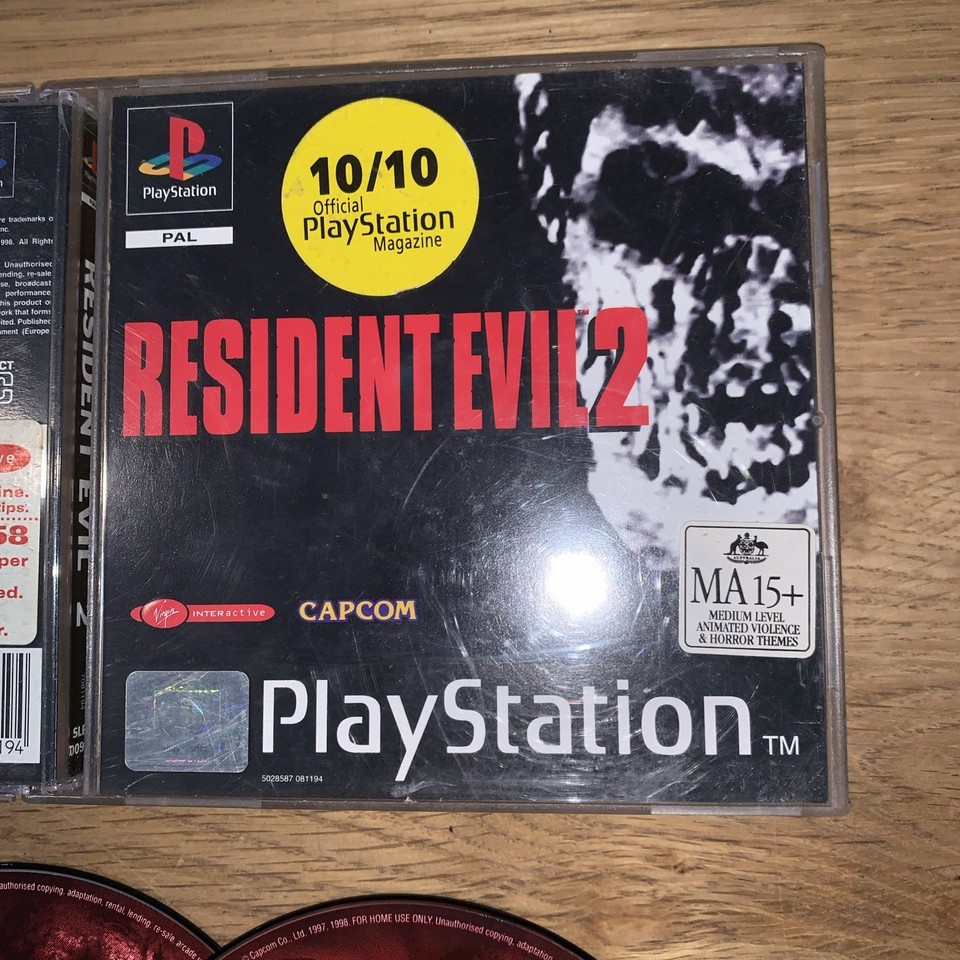 Resident Evil 2 (Sony PlayStation 1, 1998) PS1 Game AUS PAL (R6) | eBay ...