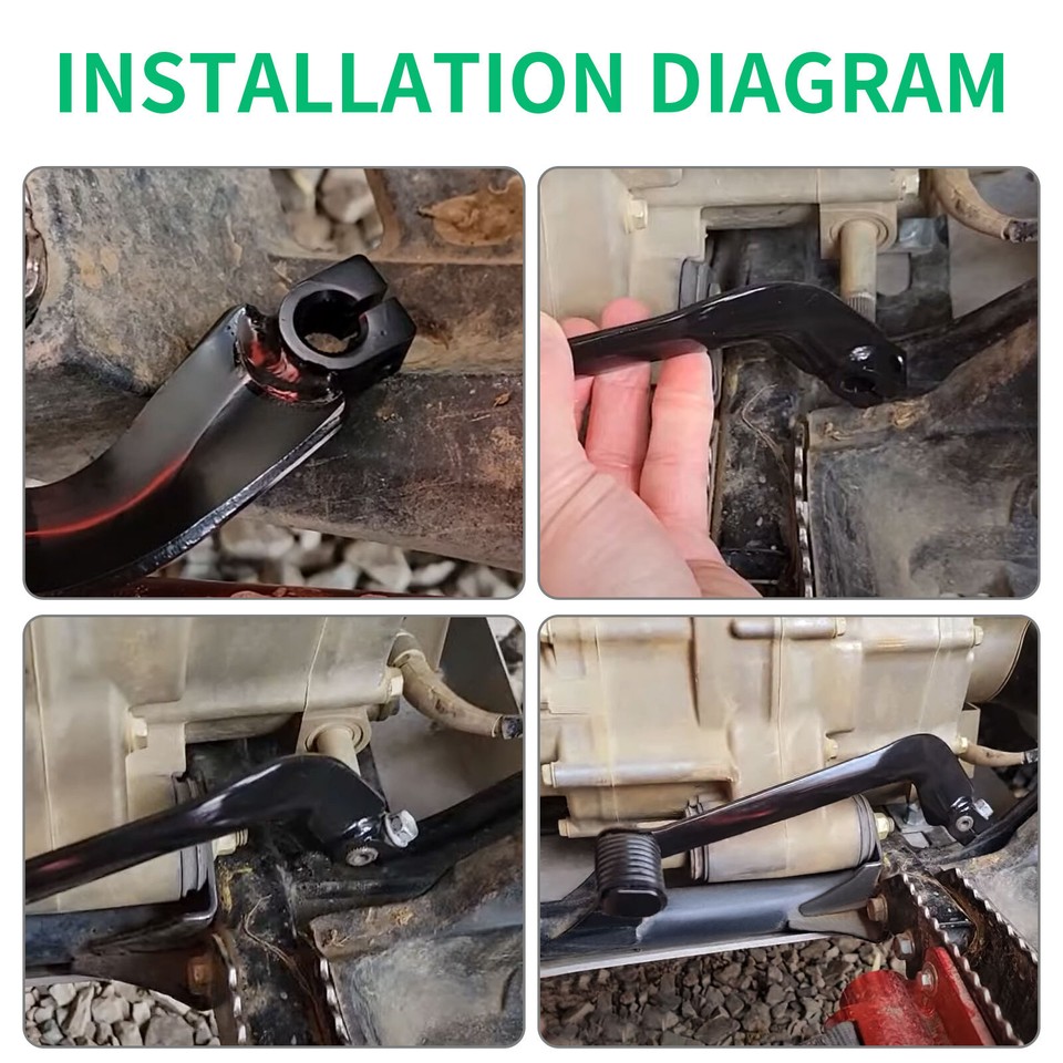 ELECTRIC SHIFT TO MANUAL CONVERSION LEVER FOOT SHIFTER FOR HONDA ...