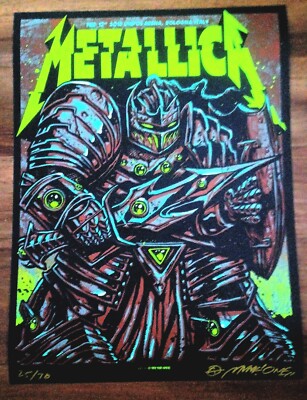 METALLICA Tour Poster- 02/12/2018 Italy MUNK ONE ARTIST PROOF S/N /70 ...