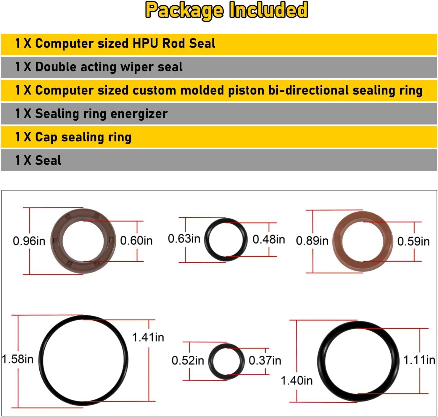 Power Steering Actuator Repair Seal Kit 3812269 3860883 3862210 For ...