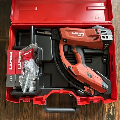Hilti GX-3 Gas-Actuated Fastening Tool 2102194 Metal Stud Framing Gun ...