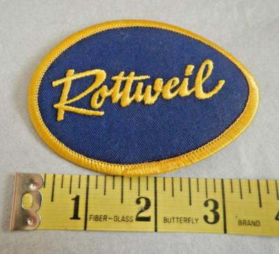 VINTAGE - ROTTWEIL PATCH - GUNS FIREARMS PATCHES - BRENNEKE PARAGON ...