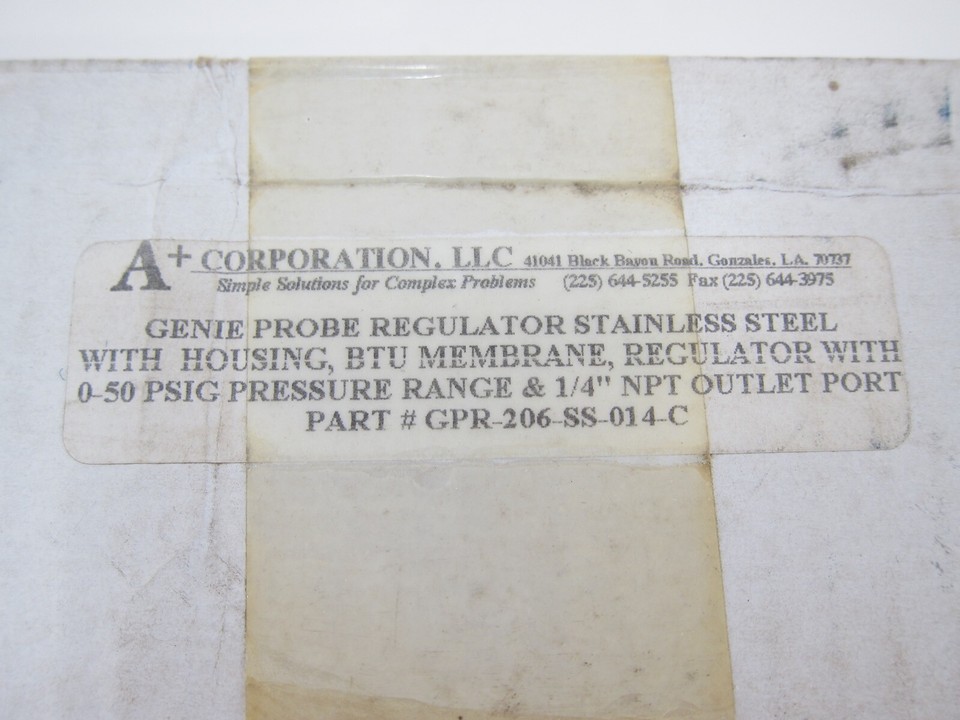 NEW A+ Corporation GPR-206-SS-014-C Stainless Steel Genie Probe ...