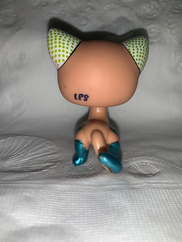 Littlest Pet Shop Comic Con Super Hero Masked Short Hair Cat LPS RARE ...