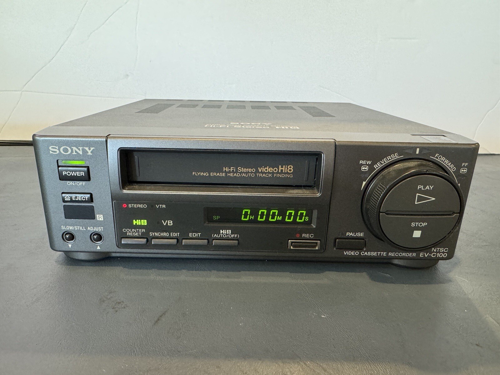 Sony EV-C100 Hi8 Video8 8mm Video 8 Player Recorder Stereo VCR Deck | eBay