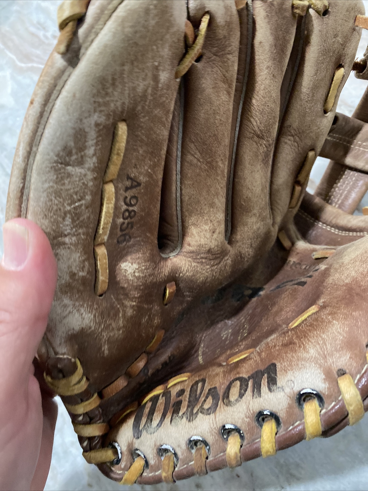 Wilson Force 1 A9856 Baseball Glove Mitt Genuine Cowhide Leather LHT ...