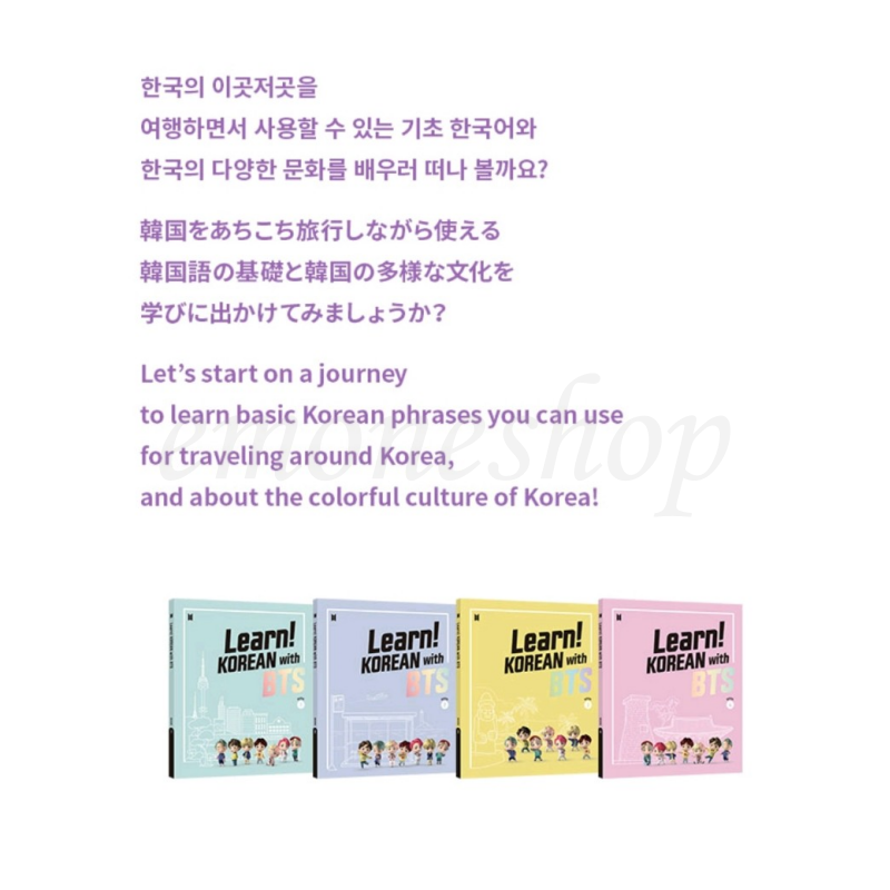 [ Learn! KOREAN with BTS ] Book Full Package Official MD via Expedited ...