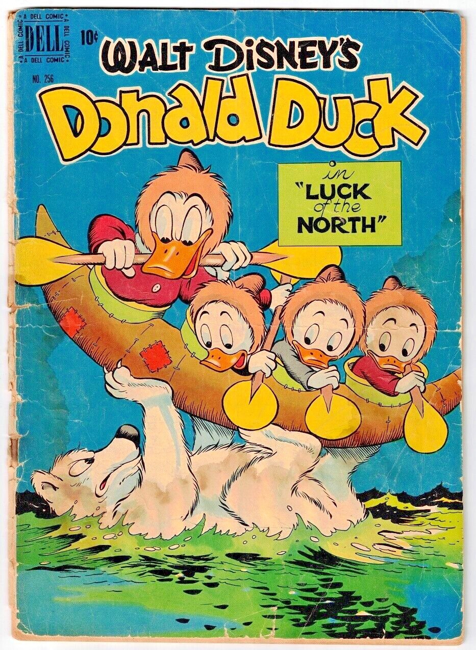 DONALD DUCK / FOUR COLOR # 256 (DELL) GLADSTONE GANDER - CARL BARKS ...