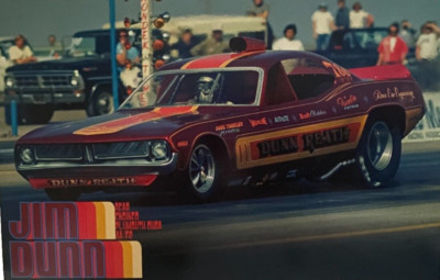 JIM DUNN PLYMOUTH CUDA AA/FC DUNN REATH NHRA DRAG RACING HANDOUT | eBay