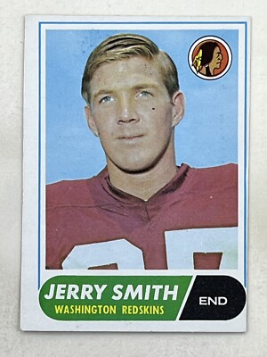 Jerry Smith 1968 Topps #140 Sports NFL Washington Redskins Vintage ...