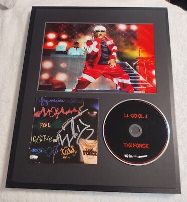 LL COOL J SIGNED THE FORCE CD LIVE PHOTO WITH MICROPHONE COA | eBay