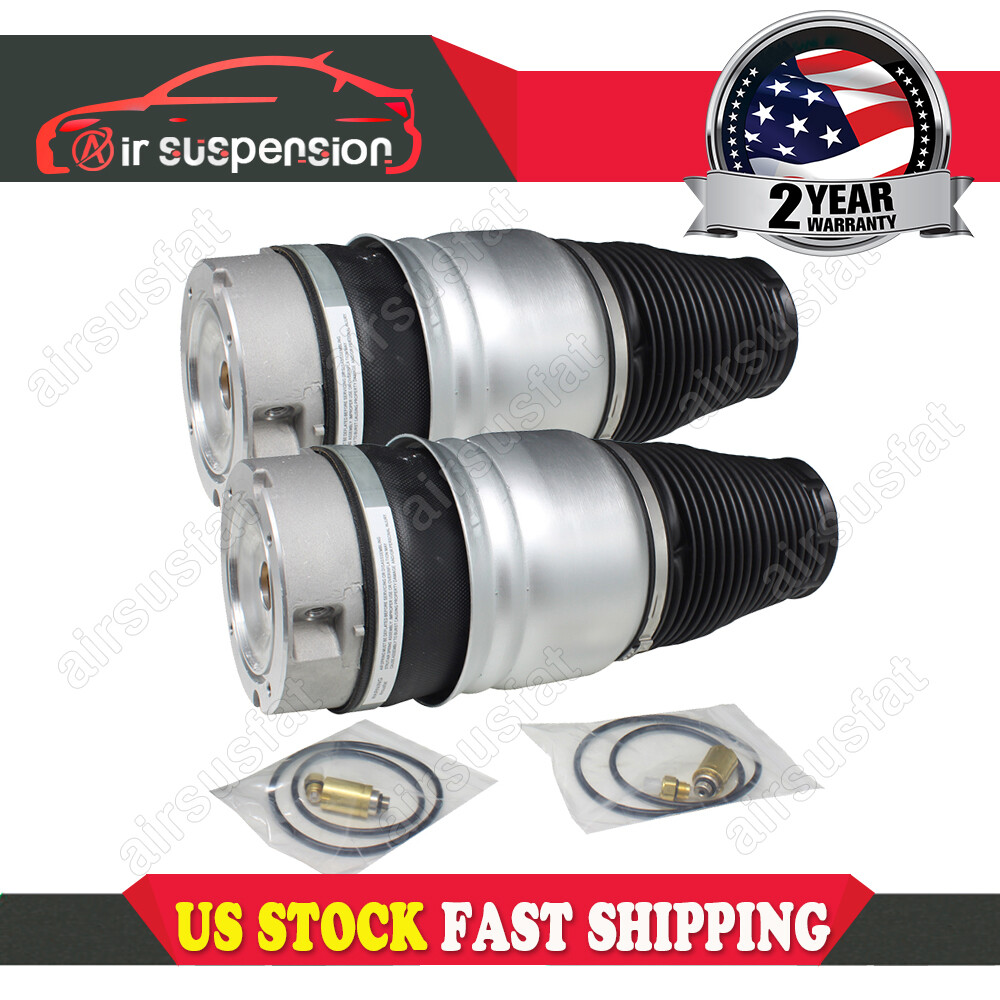 2x Front Air Suspension Spring For Audi Q7 VW Touareg Porsche Cayenne ...