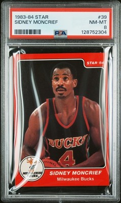 1983-84 Star #39 Sidney Moncrief PSA 8 Milwaukee Bucks | eBay
