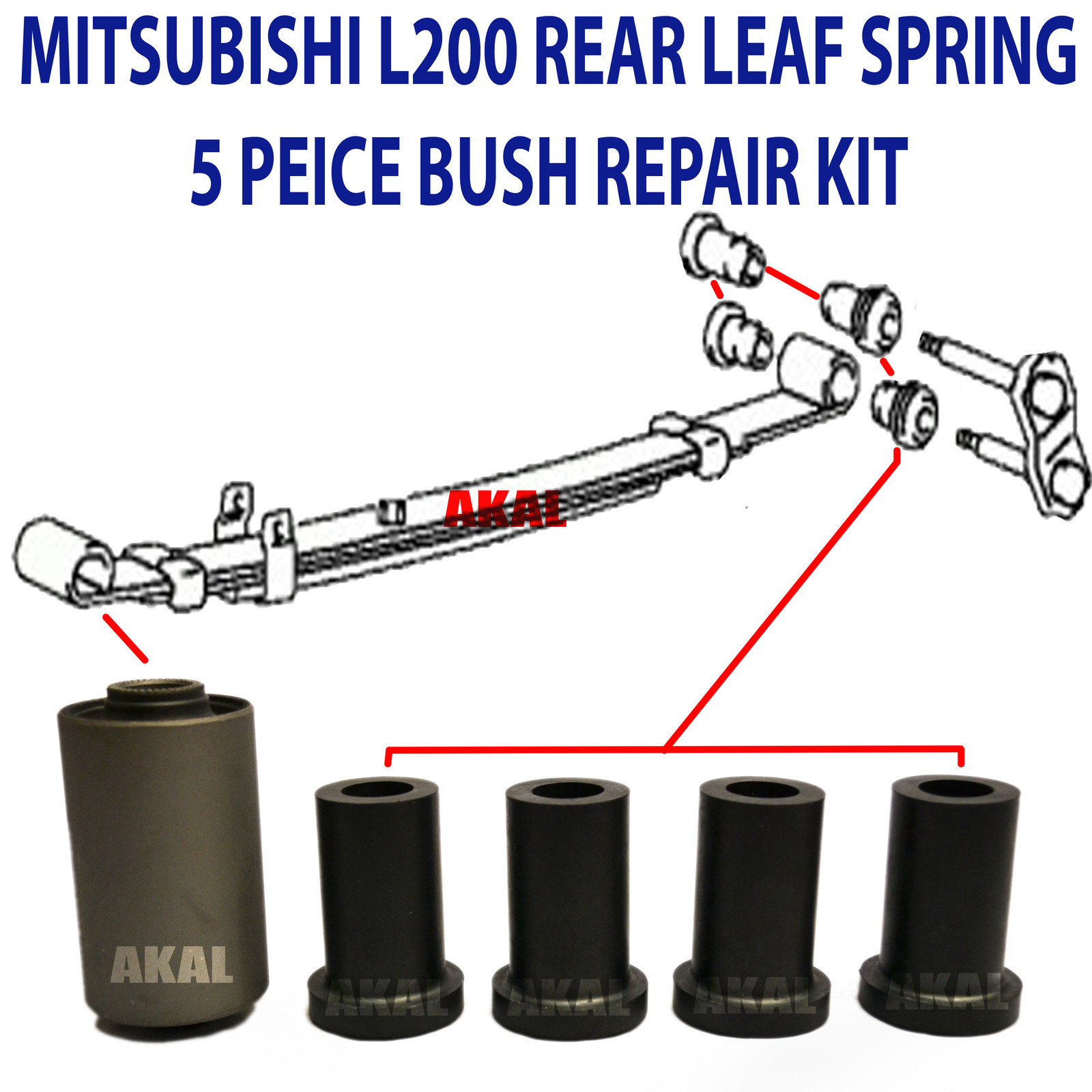 For Mitsubishi L200 92-07 Rear Rear Leaf Spring Shackle Hanger Shackle ...