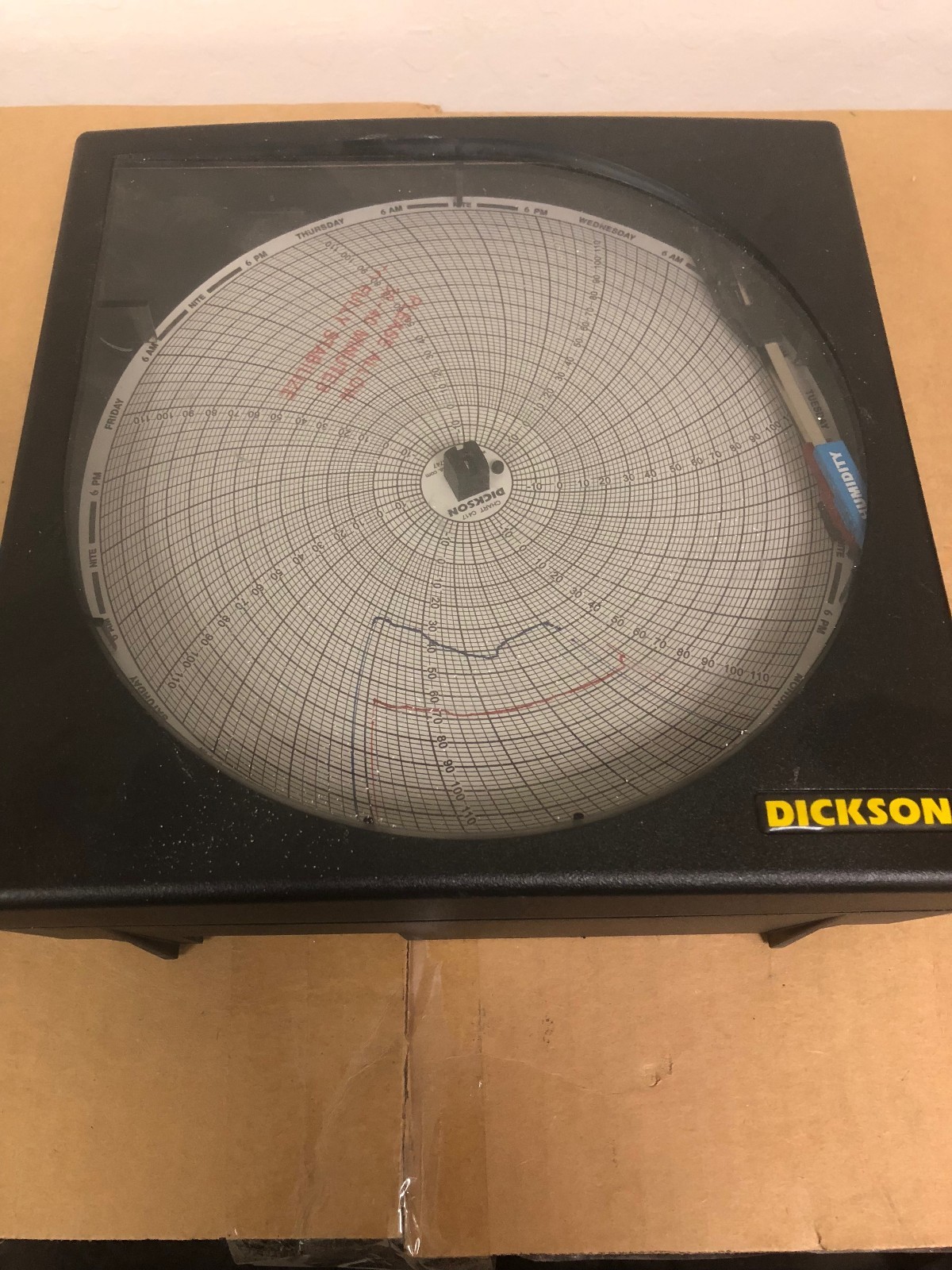 Dickson TH800 High Resolution Temperature And Humidity Chart Recorder ...