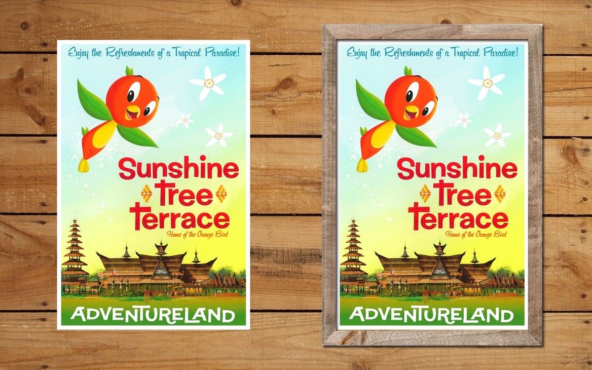 Sunshine Tree Terrace Poster