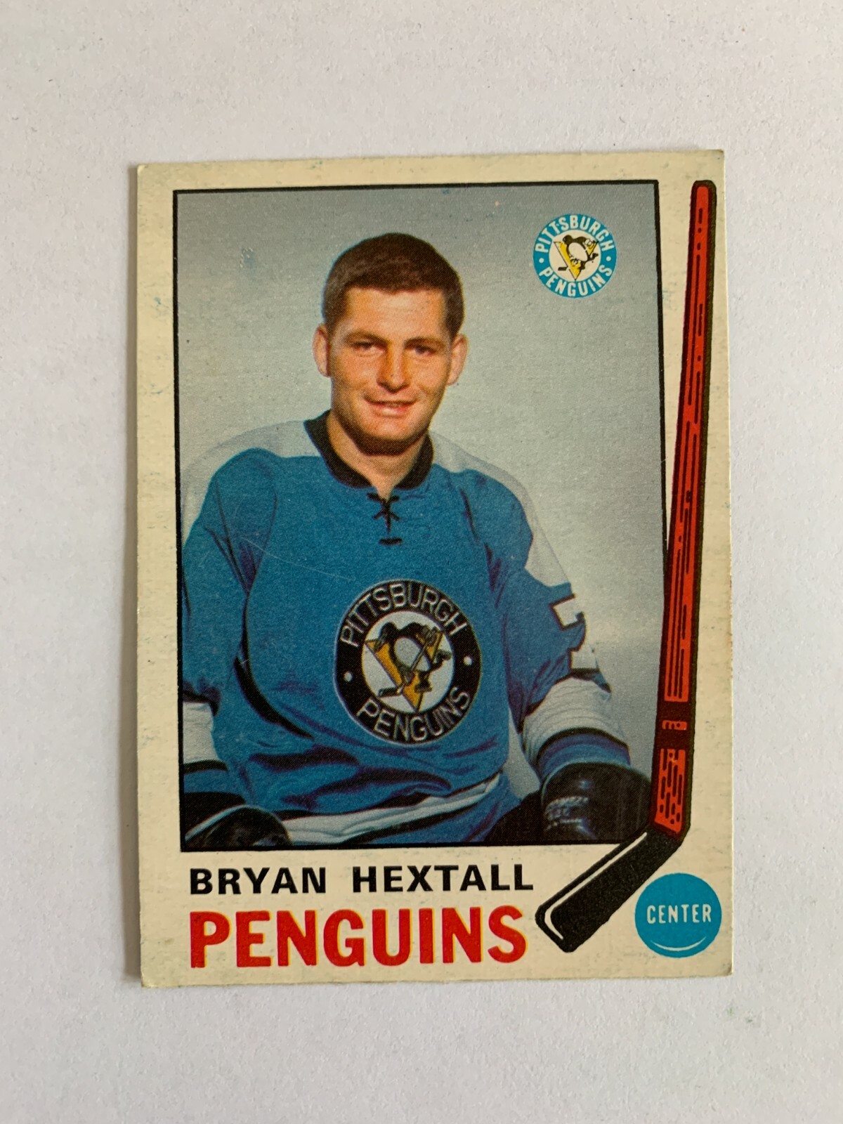 1969-70 O-Pee-Chee #154 Bryan Hextall RC - Pittsburgh Penguins (inv.1 ...
