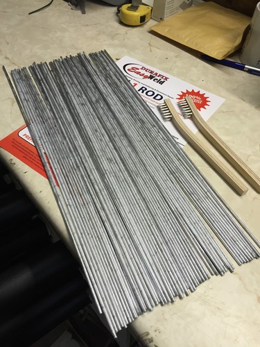 60 x Aluminium Welding Brazing Low Temp Durafix Easyweld Rods + 2 x ...