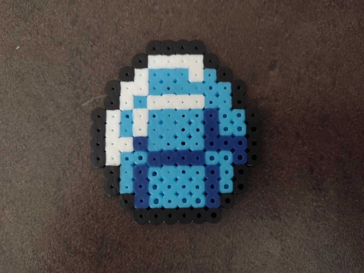 Diamond Block Minecraft Perler Beads