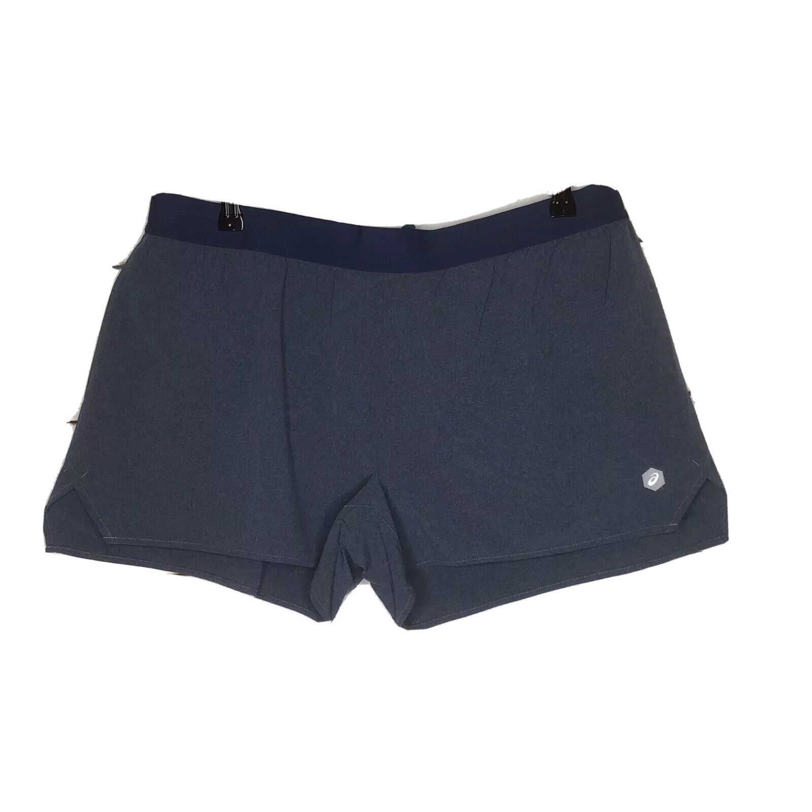 New ASICS Brief Woven Shorts Running, Dark Blue Heather, Women's XL | eBay