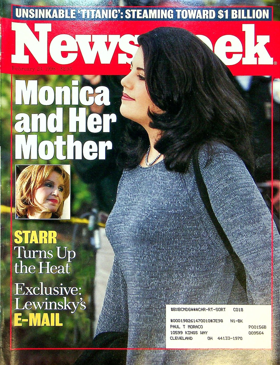 Monica Lewinsky 1998 Photo