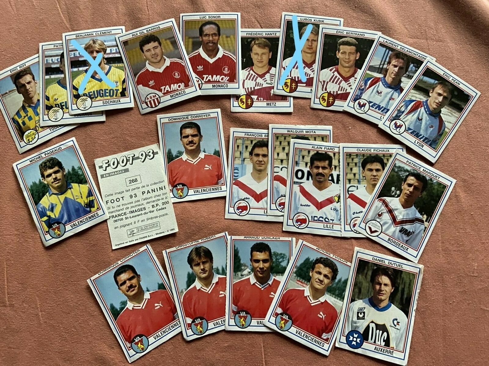 IMAGE AUTOCOLLANT STICKER VIGNETTE PANINI FOOTBALL FOOT 93 1CHOIX 1993 ...