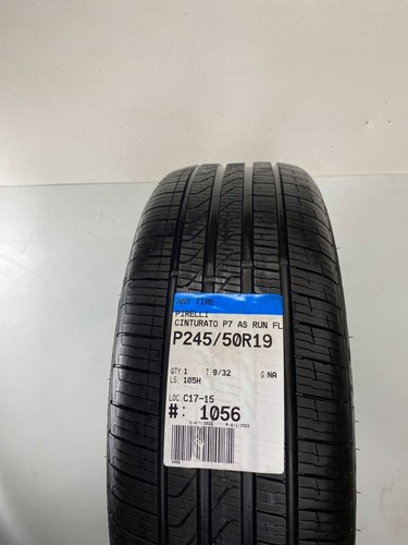 1 Used Pirelli Cinturato P7 AS Run Flat P245/50R19 2455019 245/50/19 ...