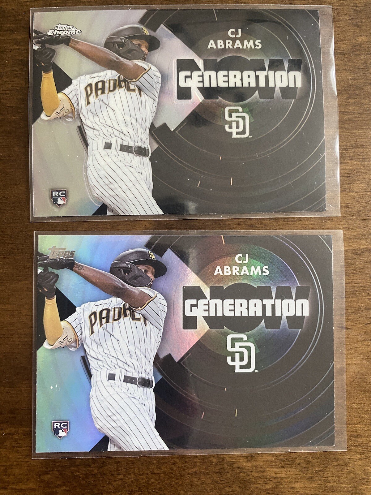 CJ Abrams Rookie RC Lot (14 Cards) 2021-22 Topps & Bowman Chrome Nats ...