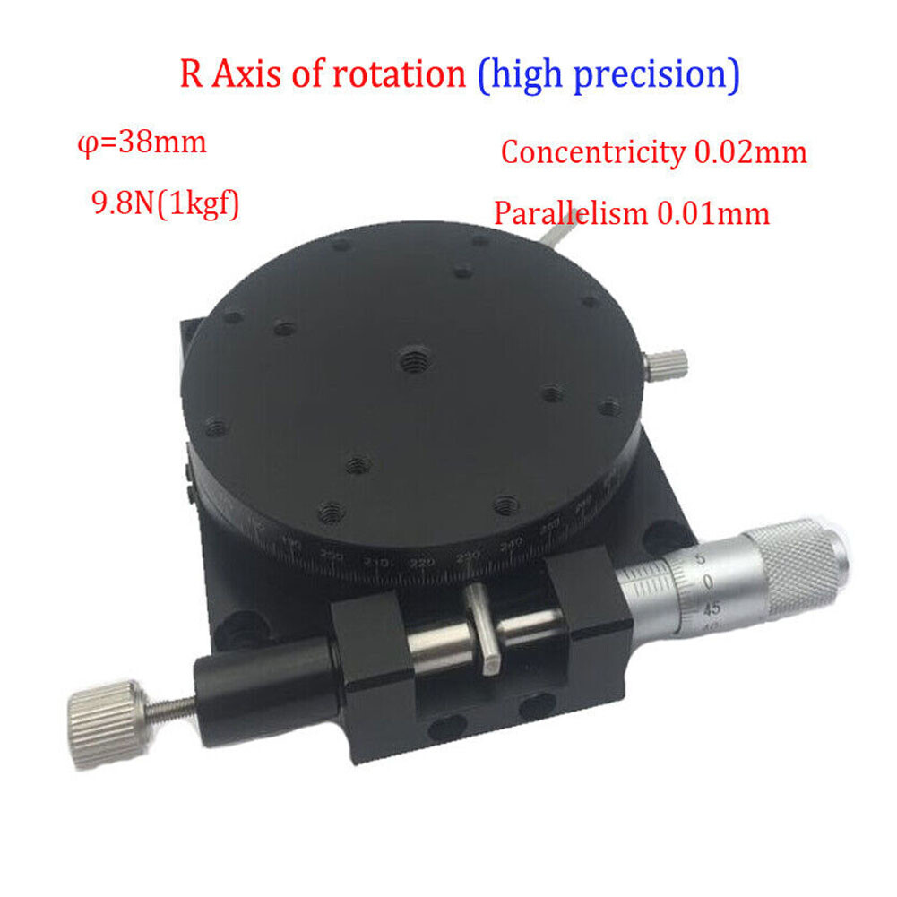 R Axis Trimming Station Manual Adjustable Slide Platform For Micrometer ...