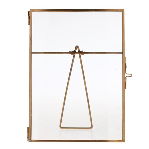 Vintage metal glass frame freestanding picture frame photo house home ...