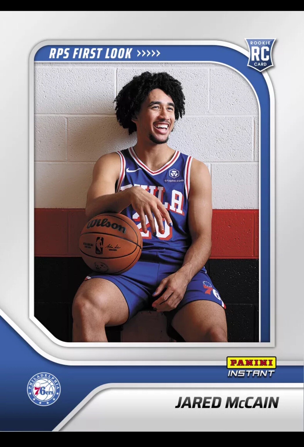 2024-25 Panini Instant Jared McCain ROOKIE RPS FIRST LOOK SP 76ers #RPS ...