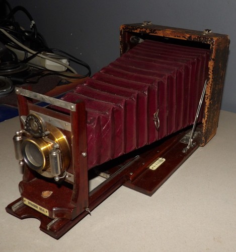 Rare Early Syracuse Ideal Red Bellows View Camera | eBay