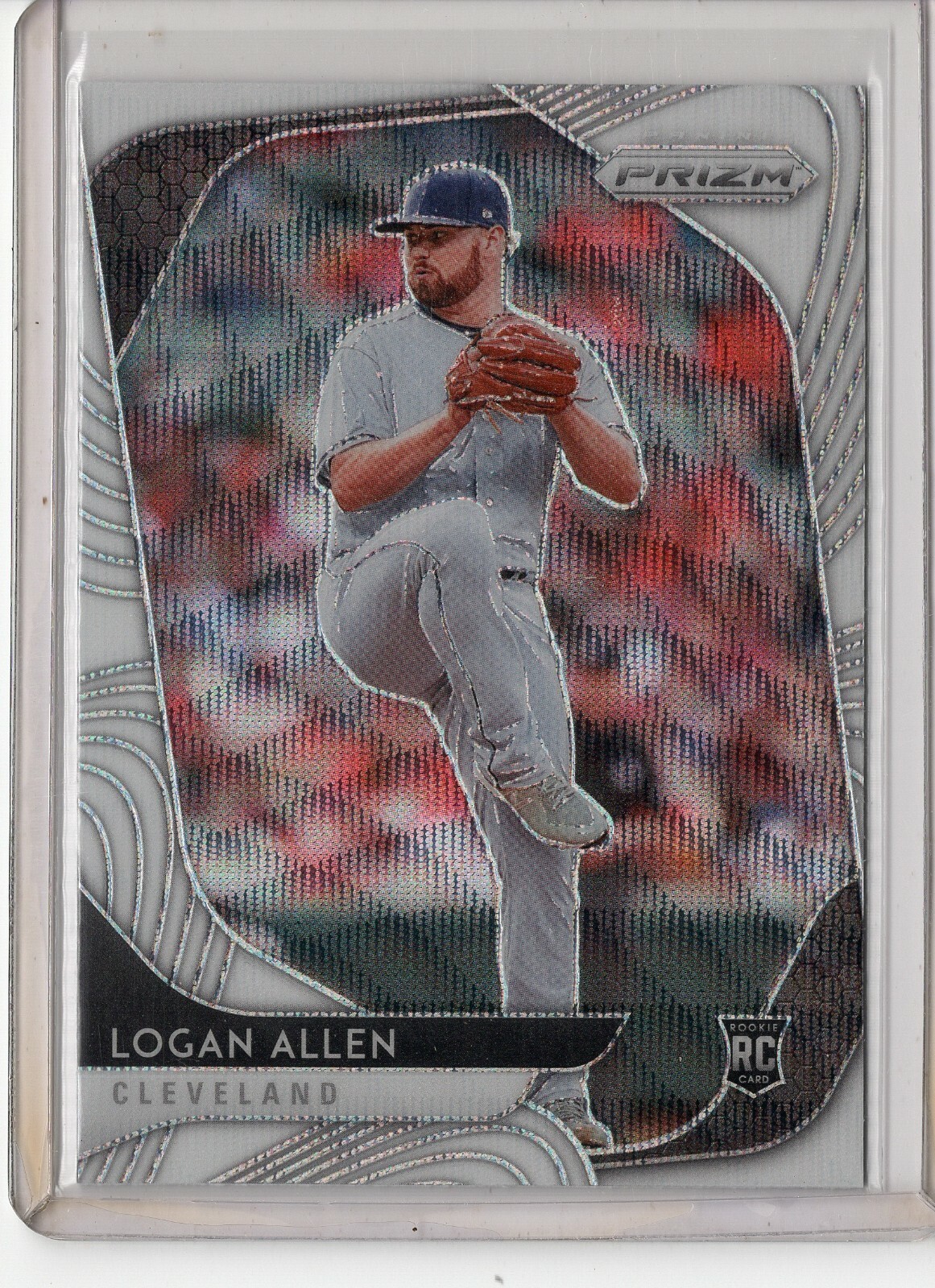 2020 PANINI PRIZM BASEBALL WHITE PRIZM LOGAN ALLEN CLEVELAND INDIANS RC ...