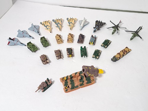 Vintage Micro Machines Mega Force Diecast Military Tanks Jets KPT89 Lot ...