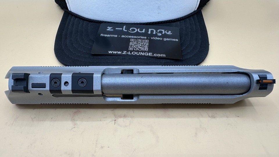 CERTIFIED COMPLETE SLIDE Beretta 92XI Launch Silver 9mm 4.7" 92 RDO ...