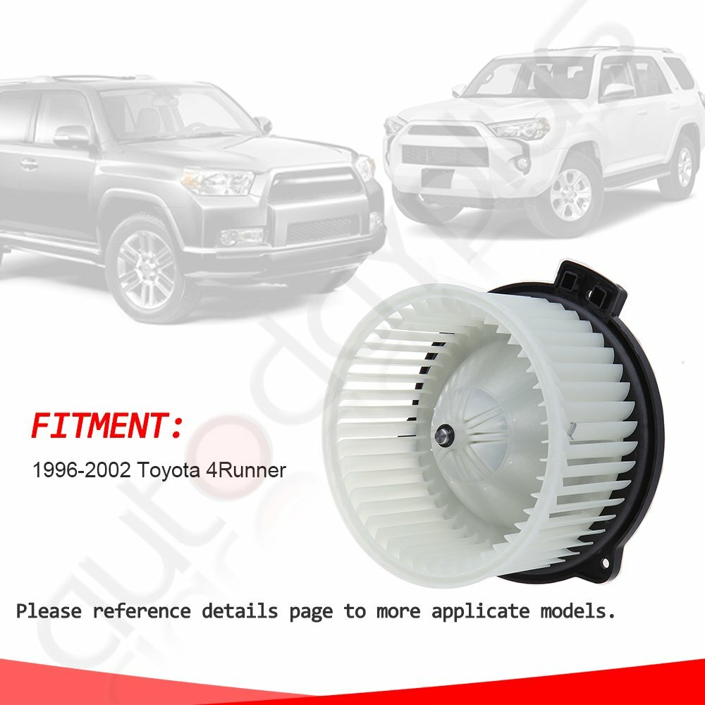 HVAC Heater Blower Motor w/Fan Cage for 1996 97 98 99-2002 Toyota ...