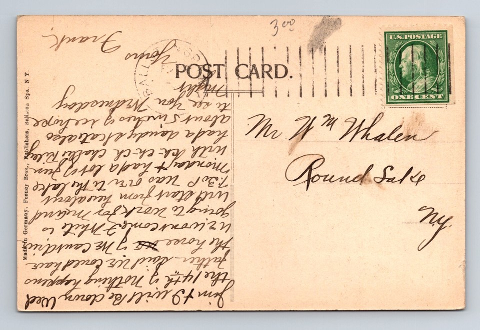 Ballston Spa NY-New York, The Union Bag & Paper Co's Office, Vintage ...