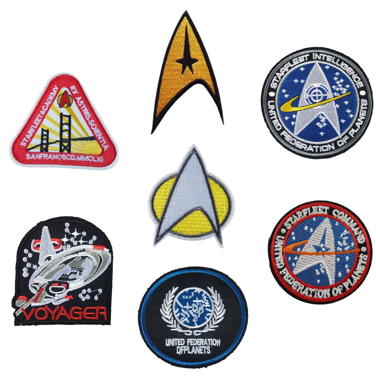 Star Trek Iron On Patches Various Styles Iron On Patch Sew On Transfer ...