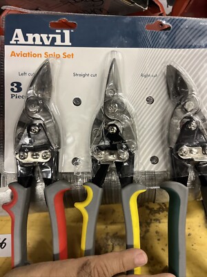 Anvil Straight, Left, and Right Cut Aviation Snip Set (3-Piece) | eBay