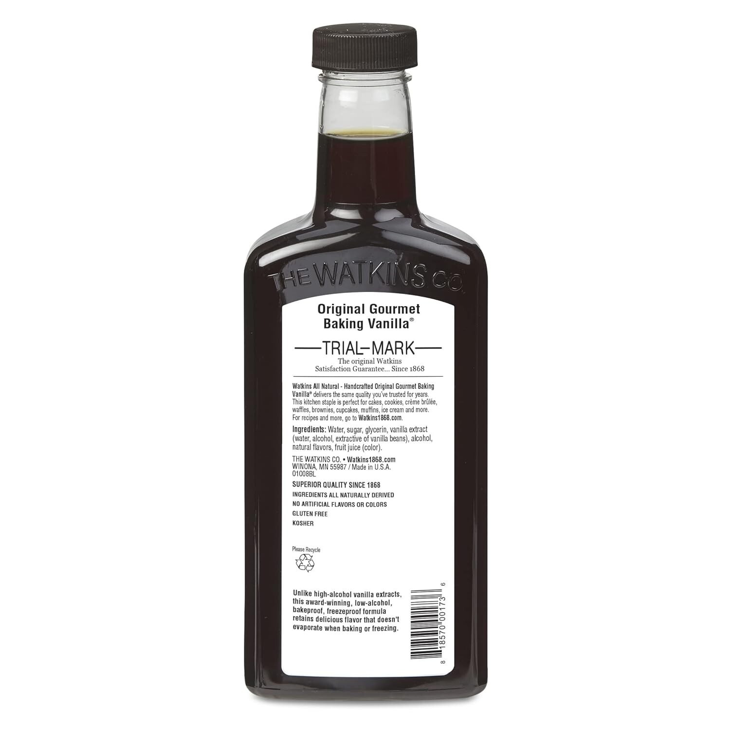 Watkins All Natural Original Gourmet Baking Vanilla w/ Pure Vanilla ...